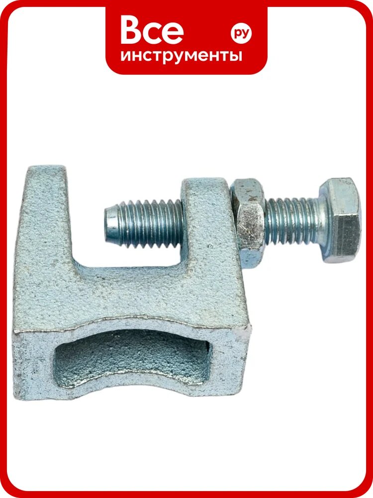 Монтажная, STARFIX, струбцина STARFIX М8 SM-15488-1, металла, крепления подвесных инженерных систем
