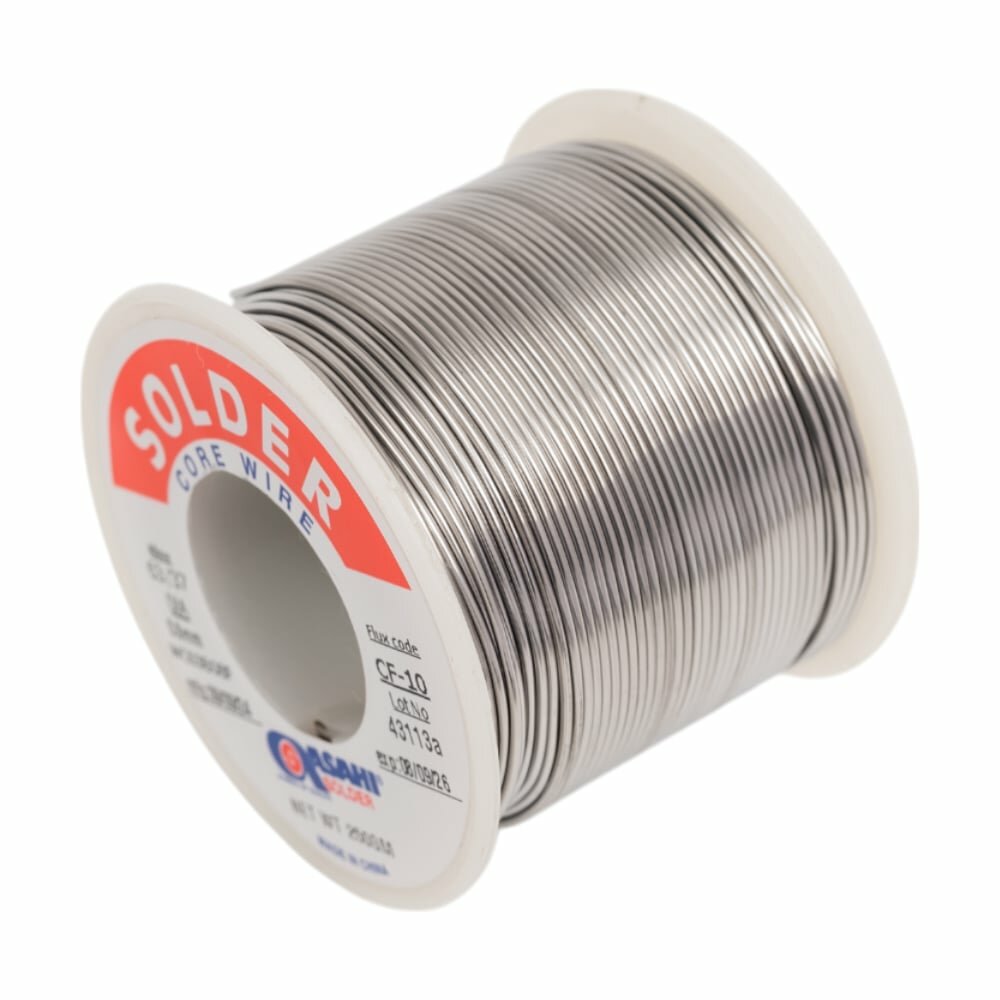 Припой (0.8 мм, 0.25 кг, Sn63/Pb37, CF10, флюс RA) ASAHI 00-00000064 — фото 1