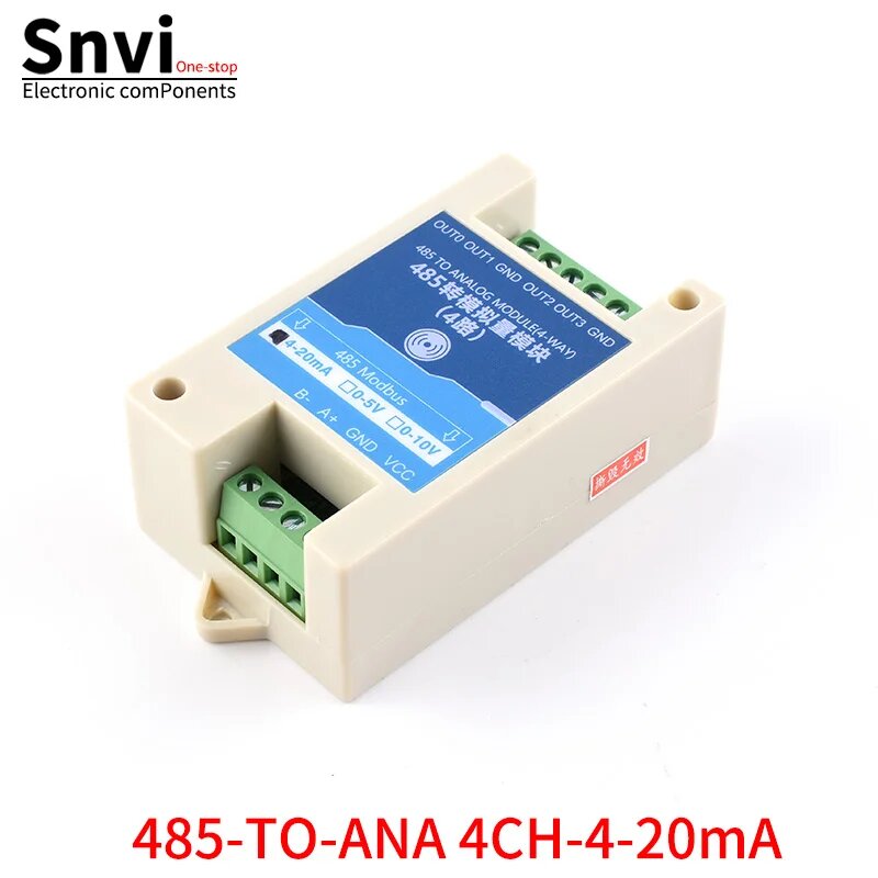 Модуль 485-TO-ANA 4CH-4-20mA SNVI
