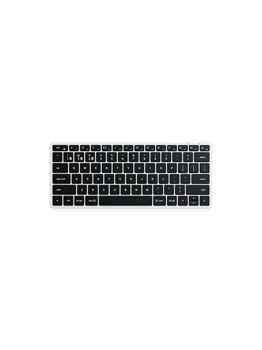 Satechi Клавиатура беспроводная Slim X1, Русская раскладка, серебристый