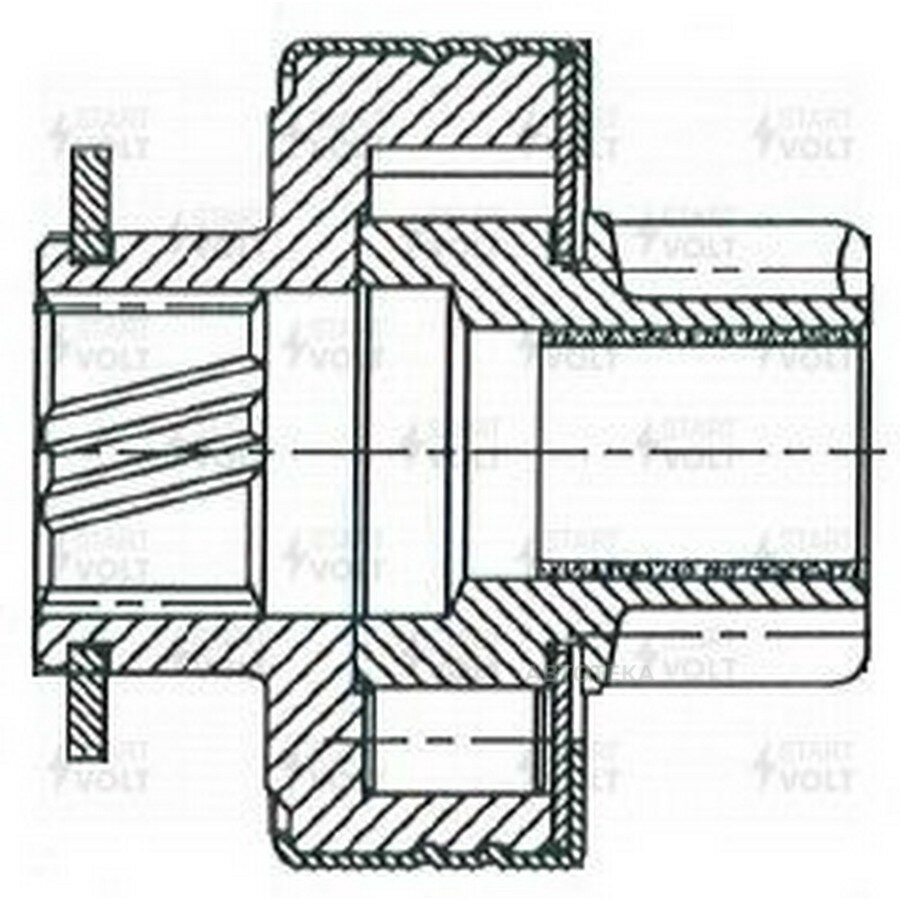 Бендикс MERCEDES-BENZ SPRINTER W903 (00-) [OM611; OM612] STARTVOLT VCS1701