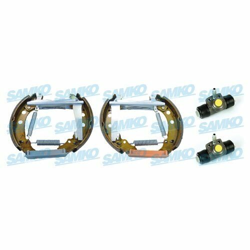 Колодки тормозные барабанные (комплект 4 шт.) Samko KEG122