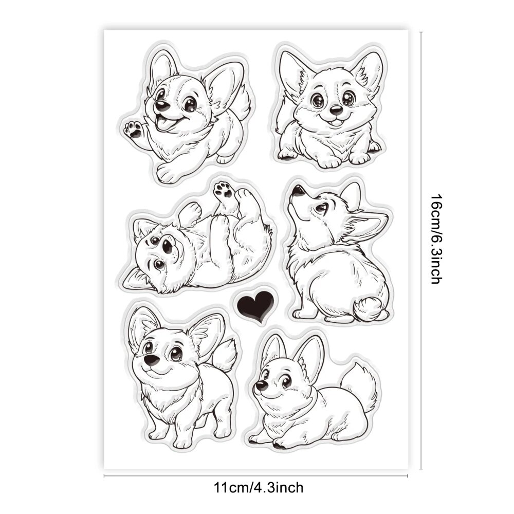 Штампы для скрапбукинга Corgi, AECH09-03278