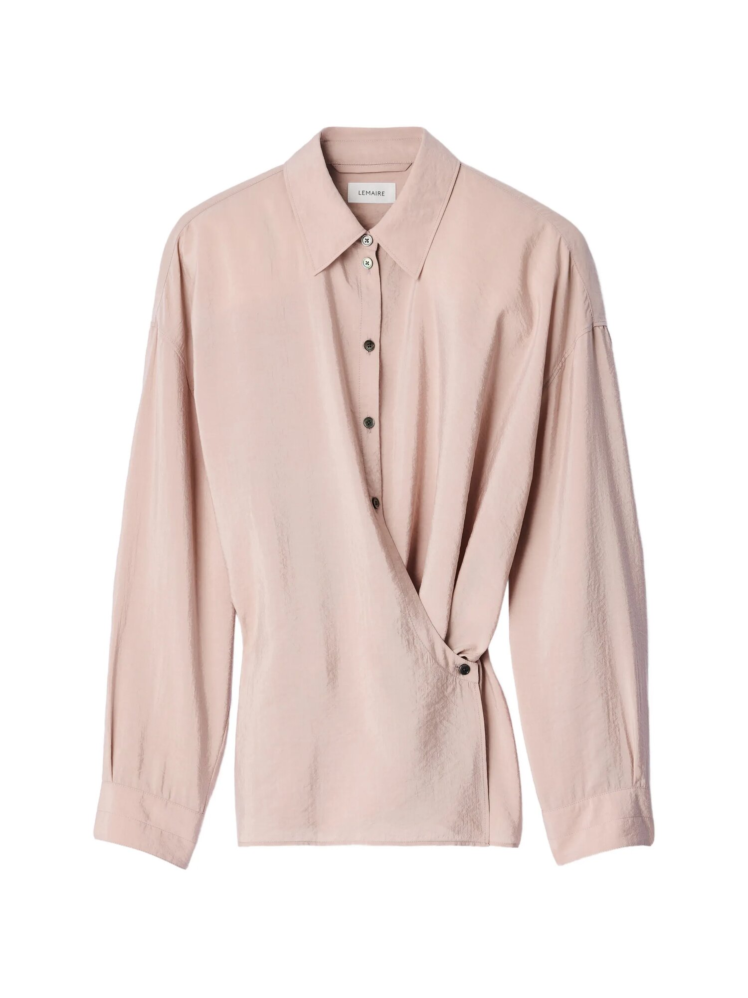 Рубашка Straight collar Twisted shirt in dry silk