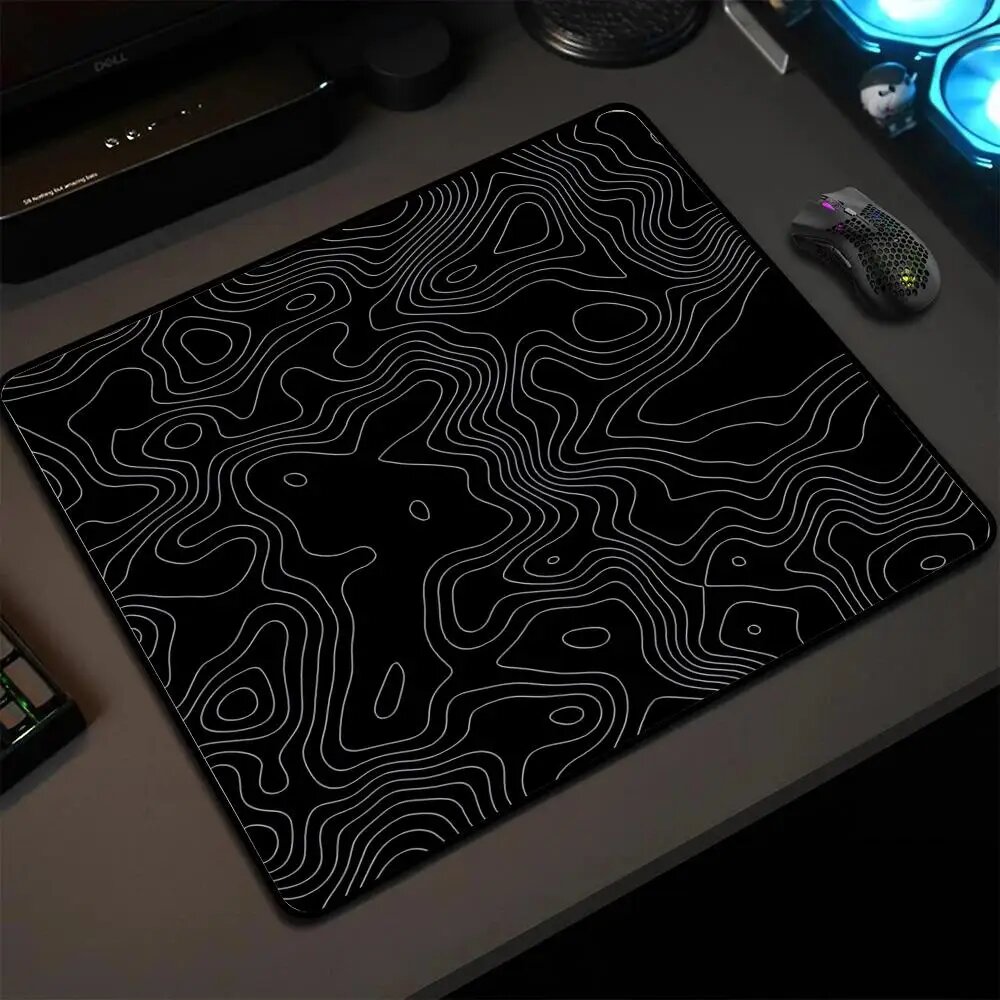 Черный коврик для мыши Mairuige 250x250x2mm BLACK1