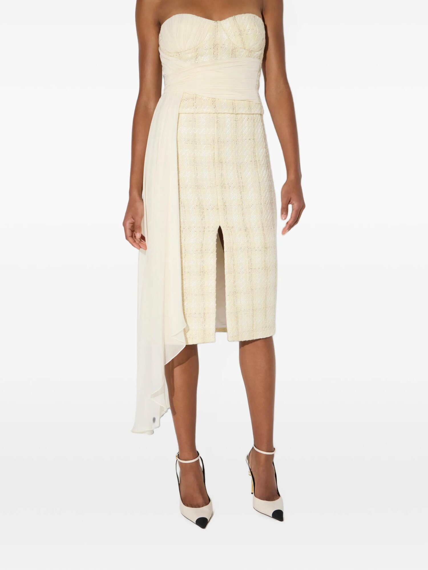 Юбка Elisabetta Franchi Tweed skirt, размер 38 — фото 1