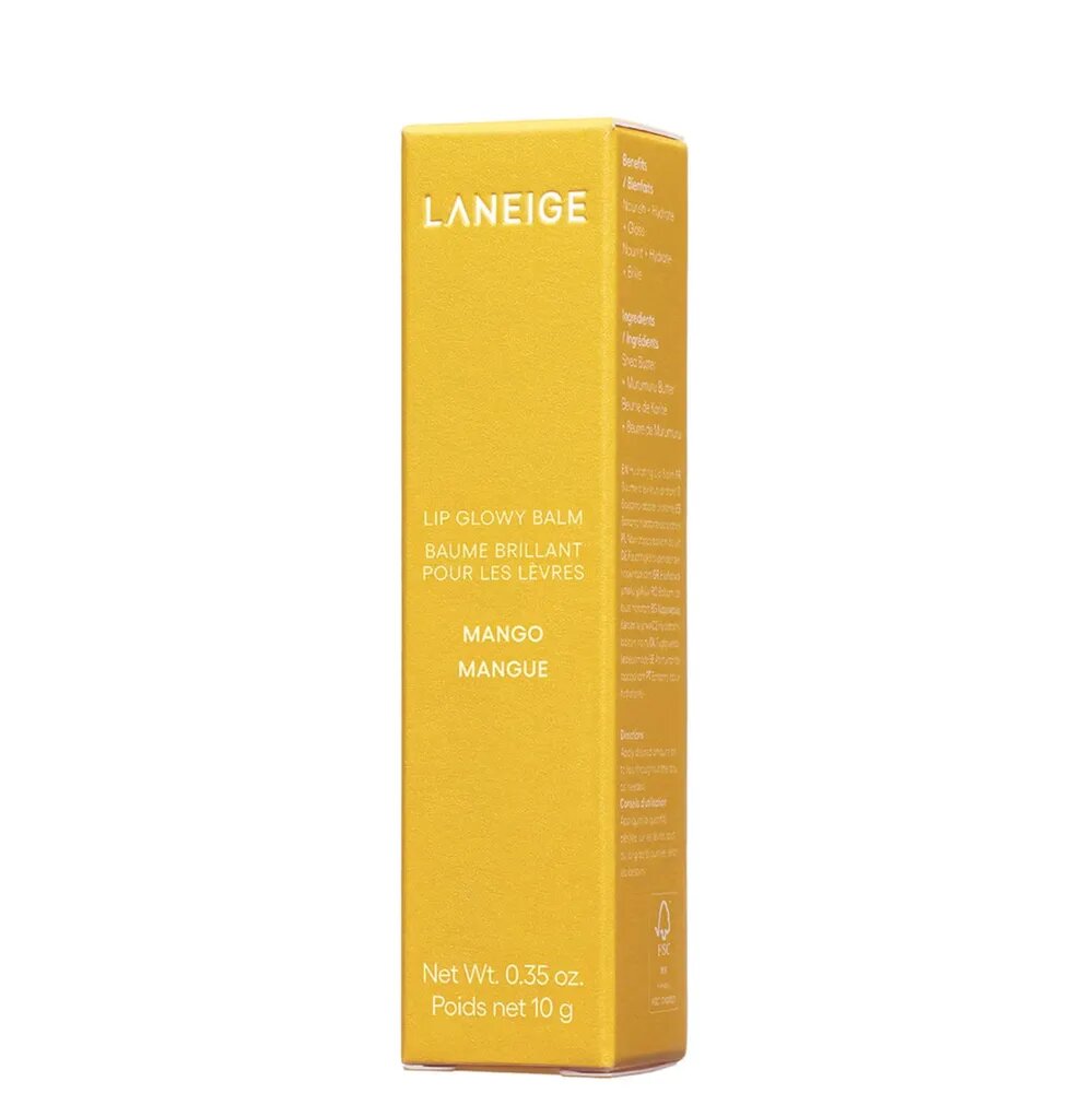 LANEIGE Бальзам для губ Lip Glowy Balm Mango, 10 г — фото 1