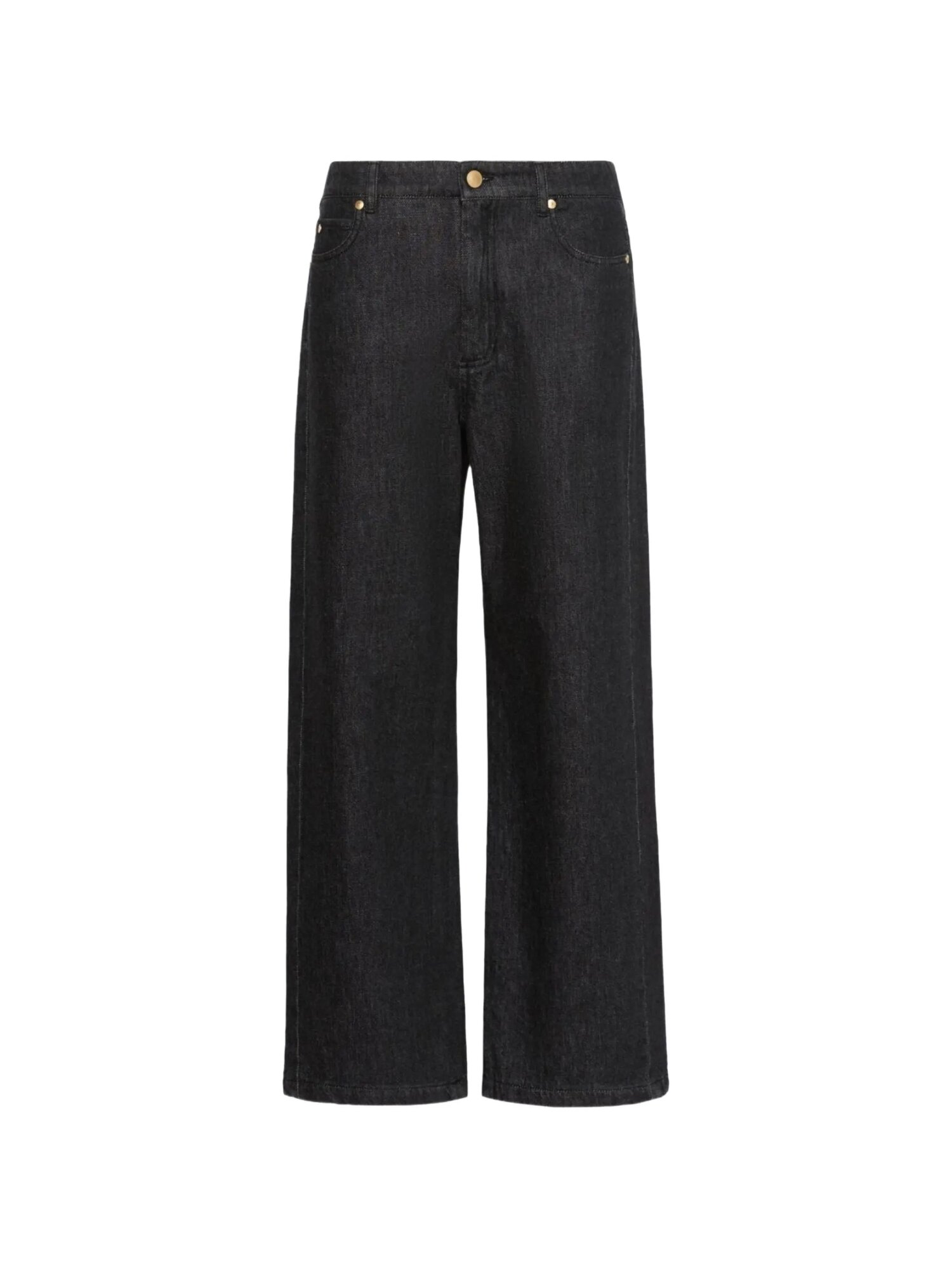 Джинсы Button-up wide-leg jeans 