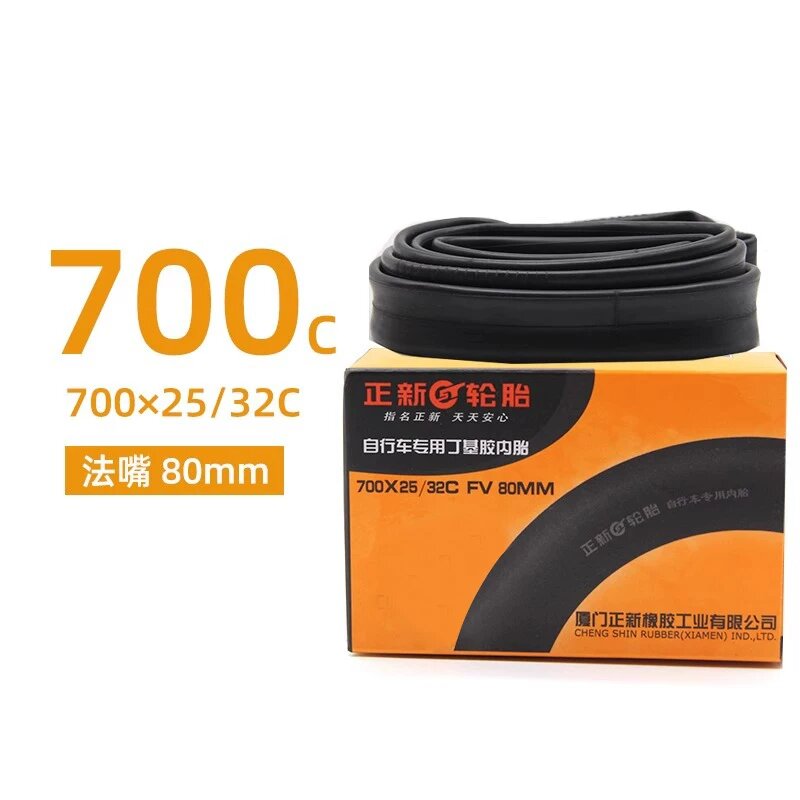 Внутренняя шина CST Zhengxin 700C, ширина 25-32C, клапан Dunlop 80 мм, высокопроизводительный натуральный каучук для