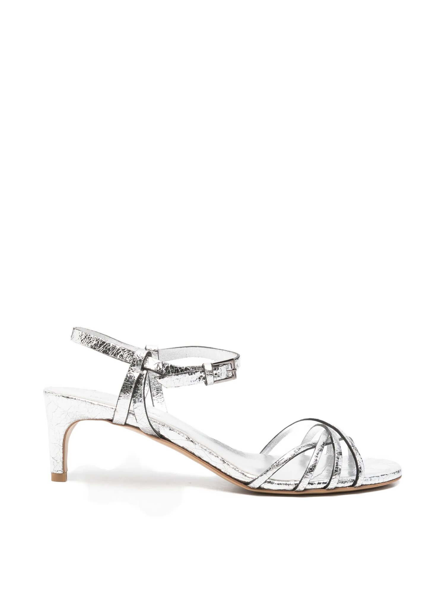 Босоножки Iride crackled-effect strappy sandals