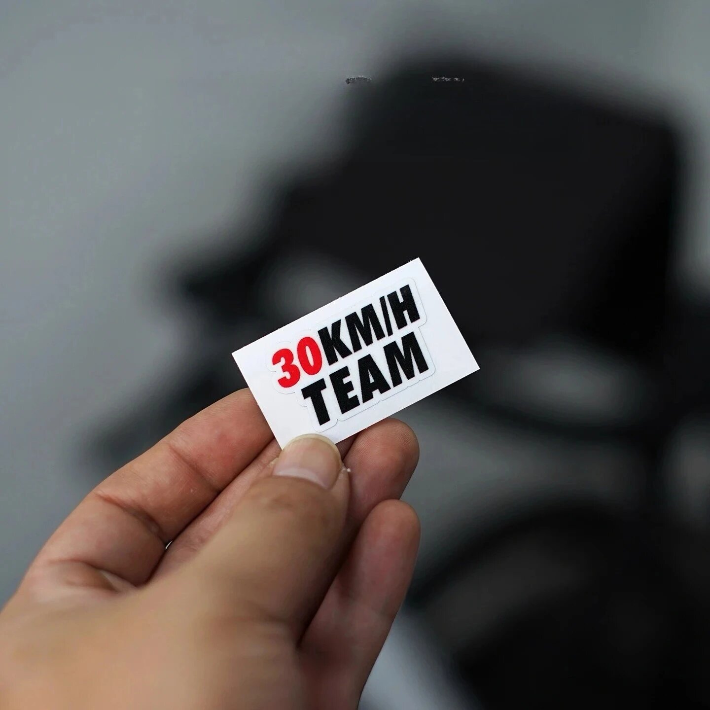Наклейка 30KM/H Team, цвет C