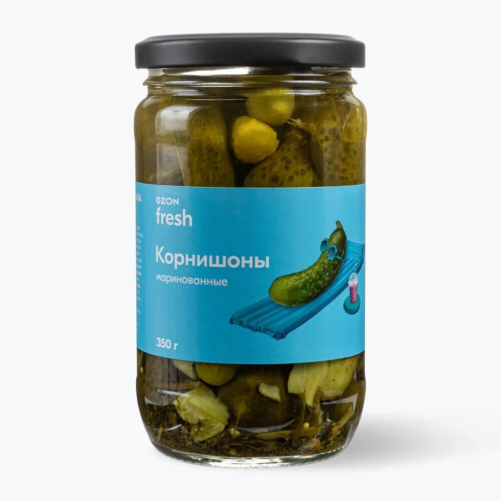 Корнишоны маринованные 350 г, Ozon fresh