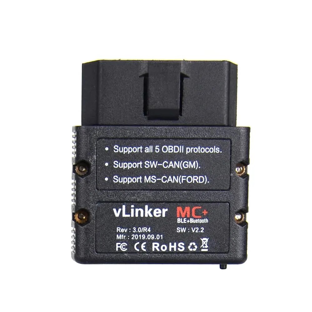Vgate VLinker MC Plus Bluetooth 4.0 OBD2 сканер ELM327 V2.2 Беспроводной vLinker MC Plus