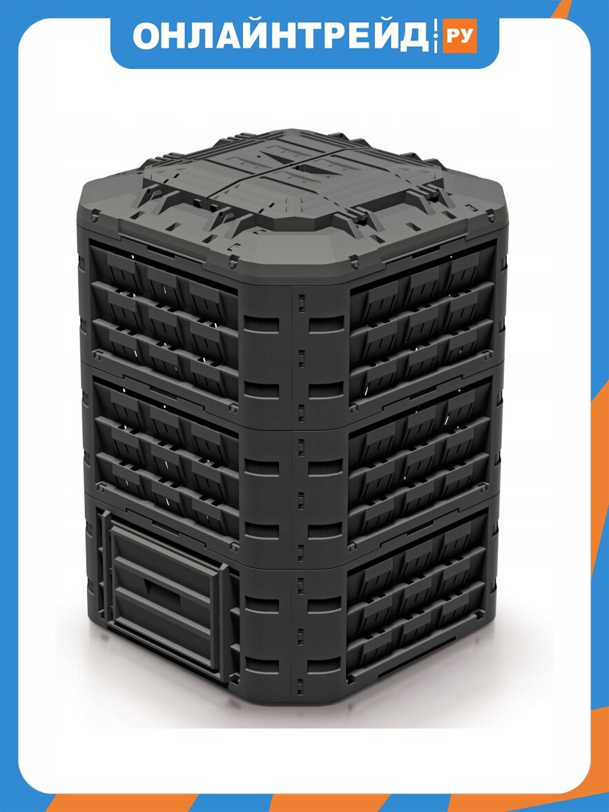 Компостер для сада Prosperplast Compogreen Vario, 950 л. IKST950C-S411