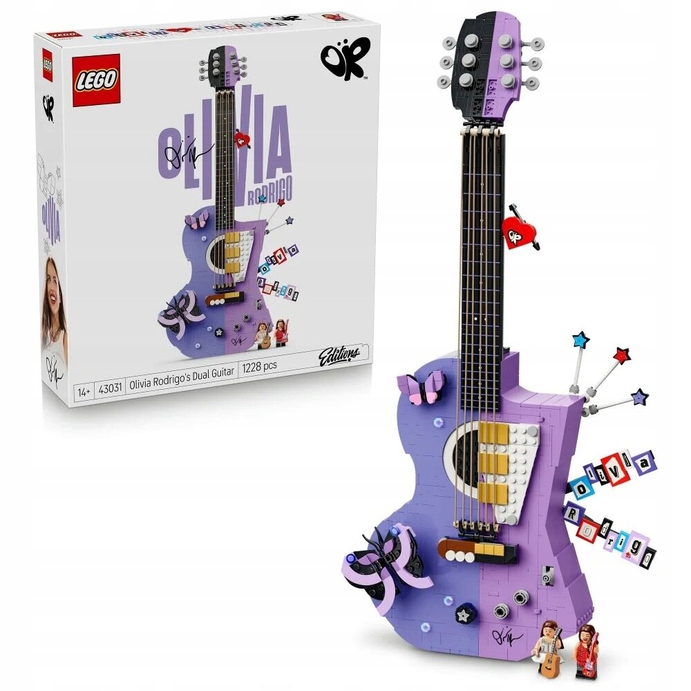 Конструктор LEGO Editions - Двойная гитара Оливии Родриго, 1228 эл.- Лего 43031