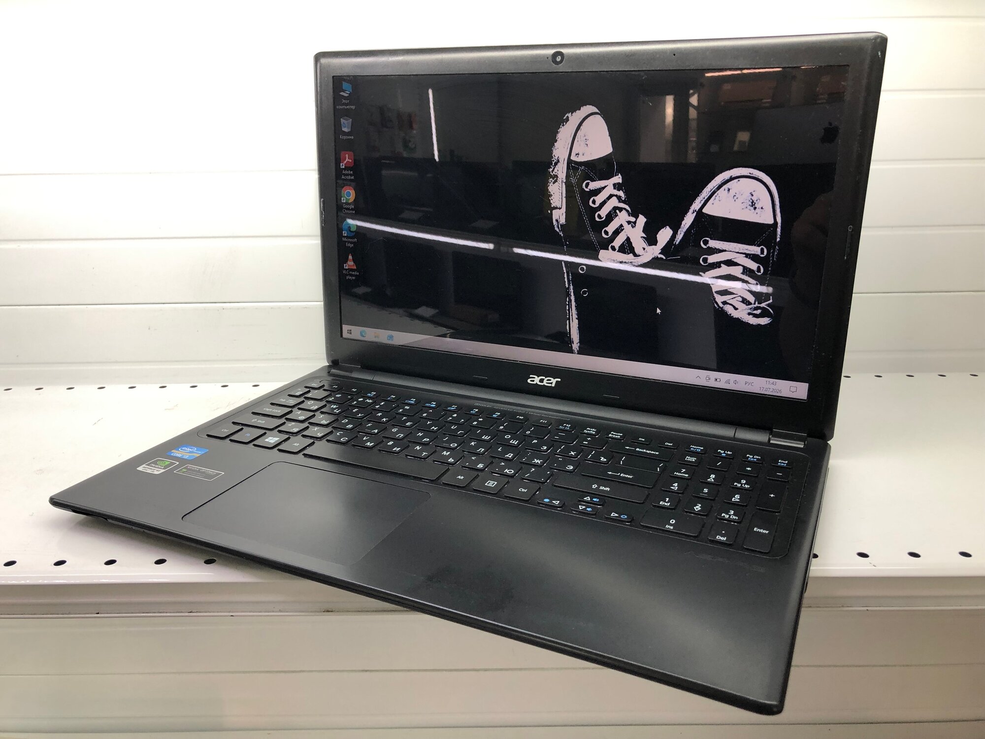 Ноутбук Acer Aspire V5-571G, ROM 4 ГБ, SSD 120 ГБ, NVIDIA GeForce GT 620M