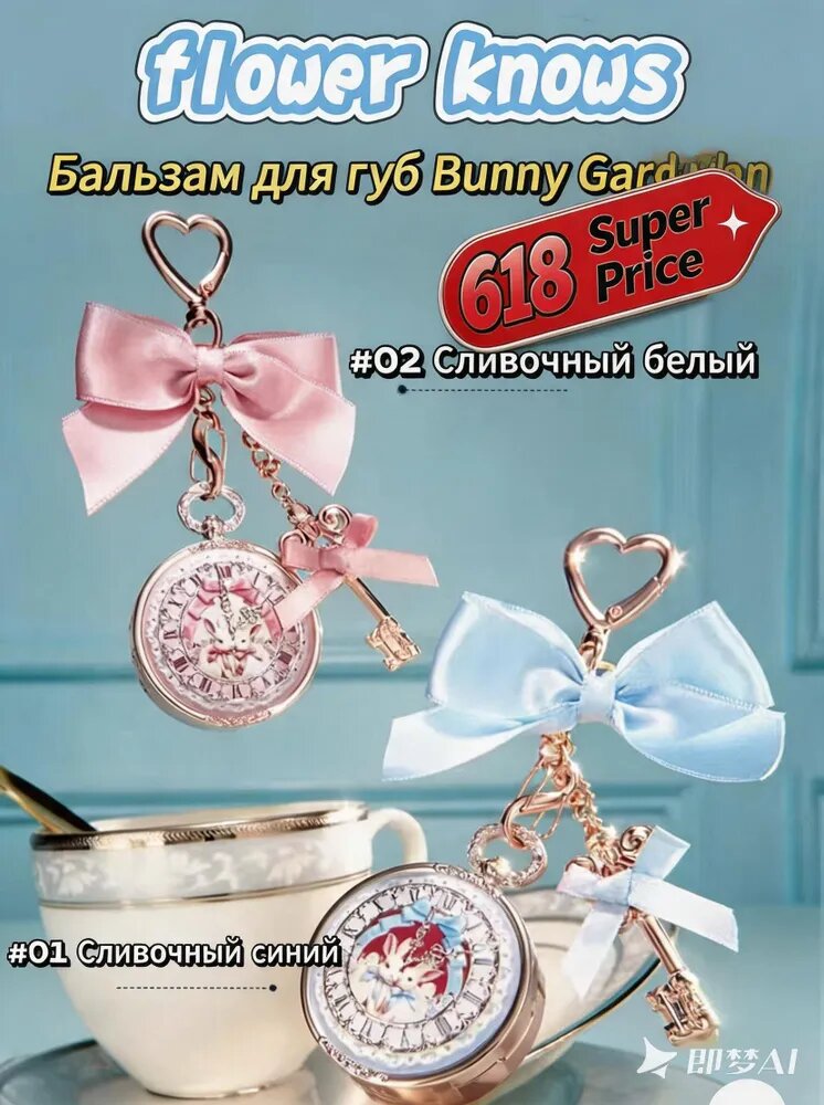 618 Super Price Новый бальзам для губ Bonnie Garden Lip Balm 02 Creamy White от Flowerknows