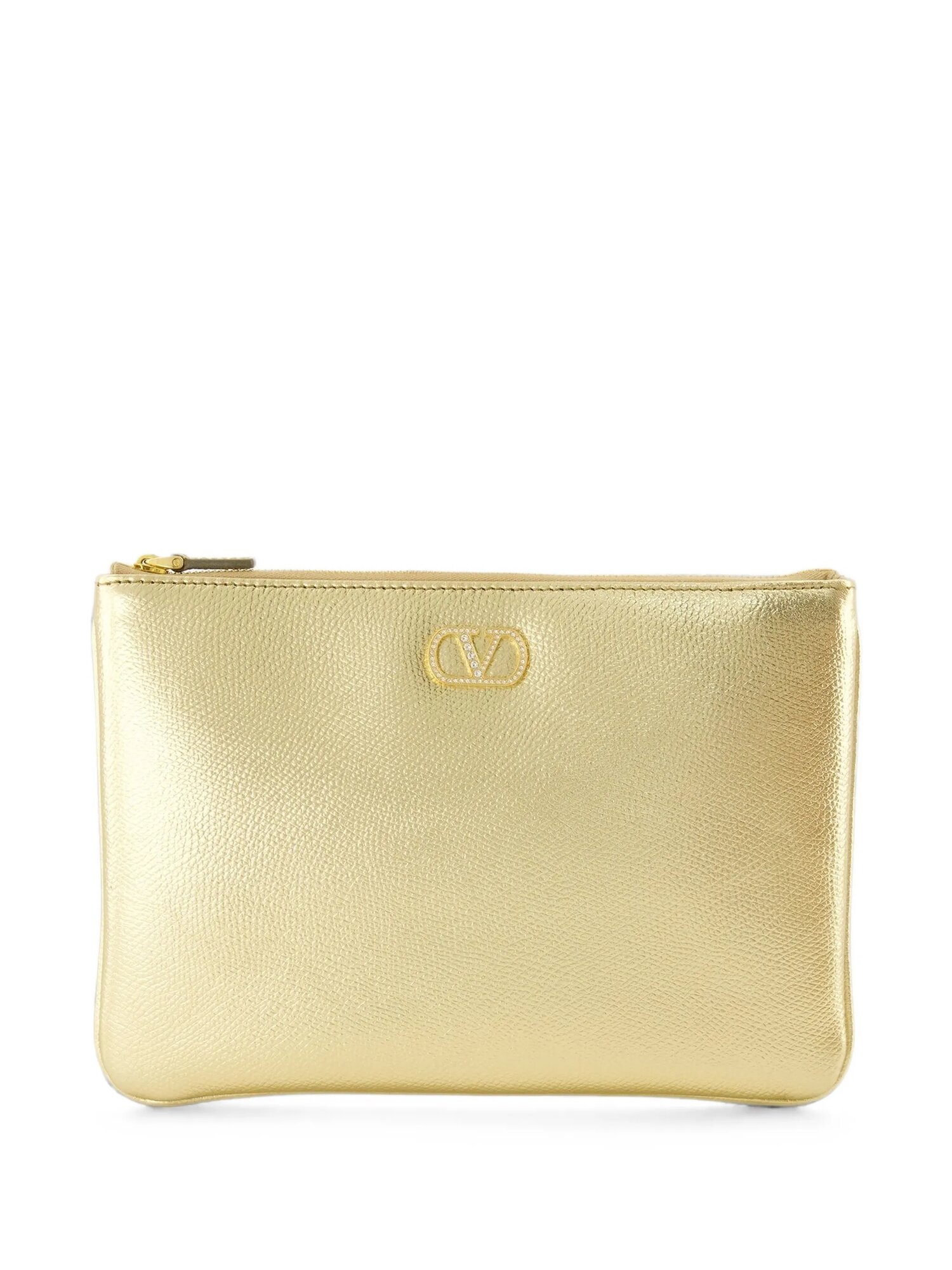 Сумка VLogo Signature crystal-embellished clutch bag