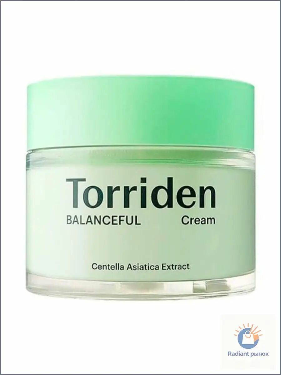 Torriden Гипоаллергенный успокаивающий крем с центеллой Balanceful Cica Cream 80 мл.