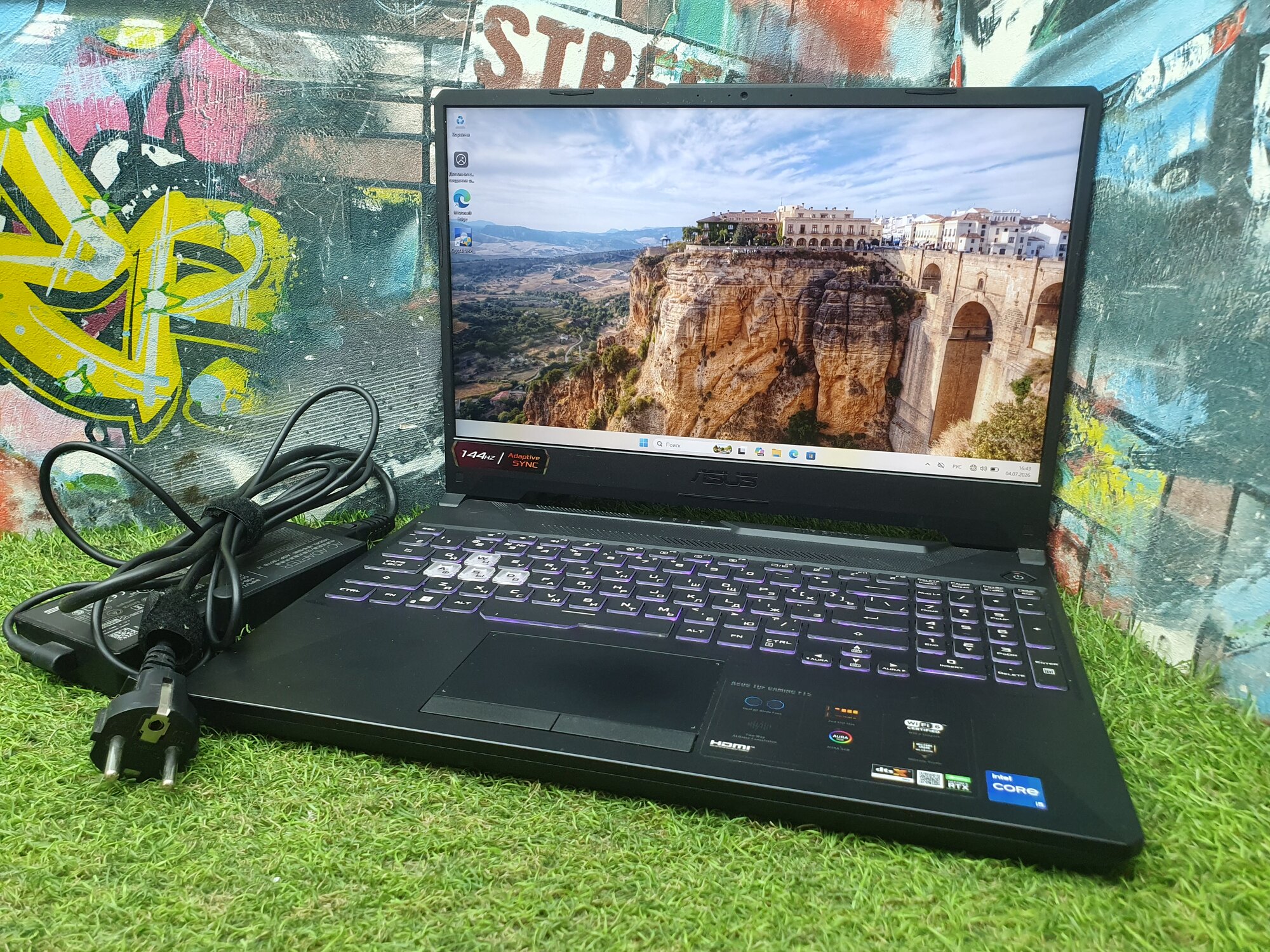 игровой ASUS i5-11/8Gb/RTX 3050 4Gb/FHD/144Hz/TUF Gaming F15 FX506HC