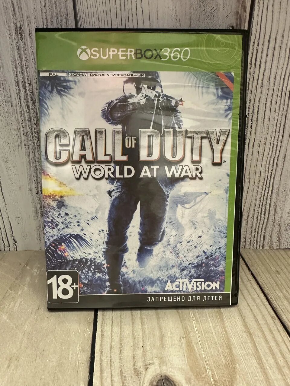 Диск с игрой Call of Duty world at war для XBox 360 (русские субтитры) прошивка LT 3.0