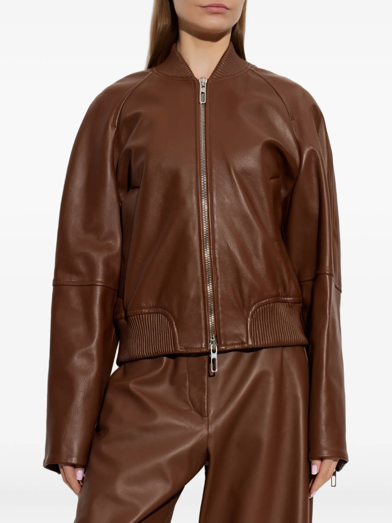 Куртка SPORTMAX Amour leather jacket, размер 38 — фото 1