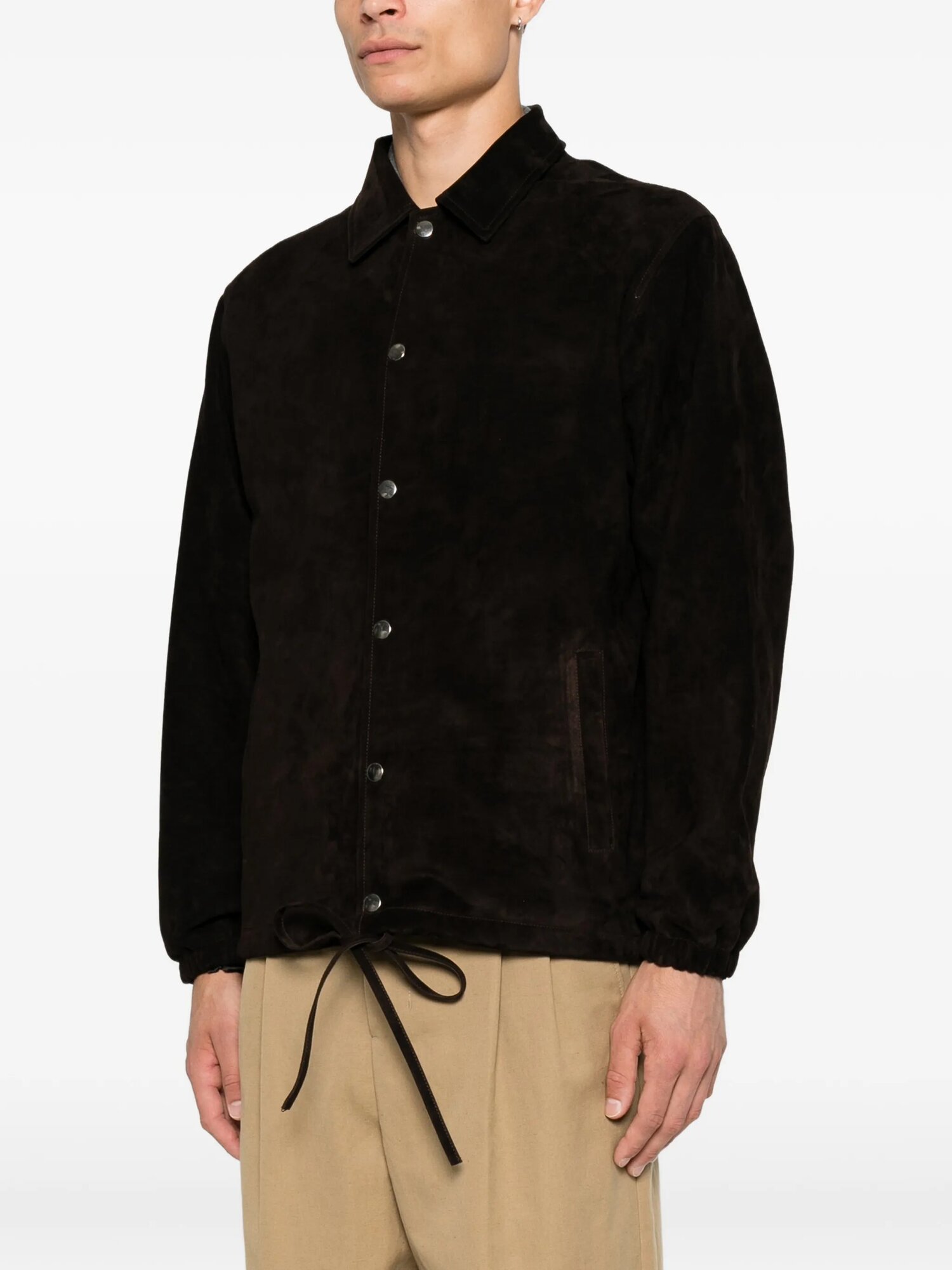 Куртка Giorgio Brato Suede long-sleeves jacket, размер 48 — фото 1