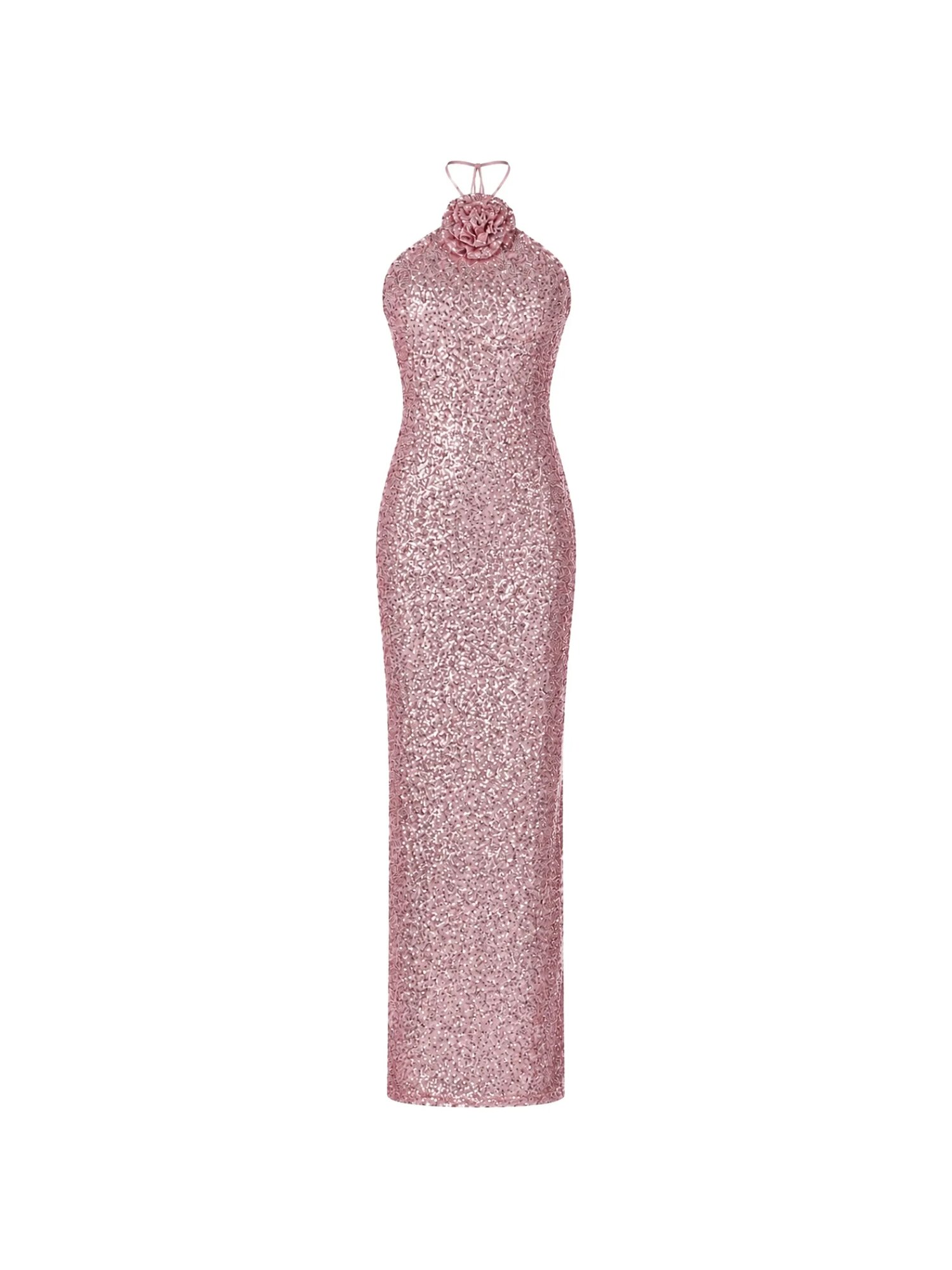 Платье Jennifer floral-appliqué maxi dress