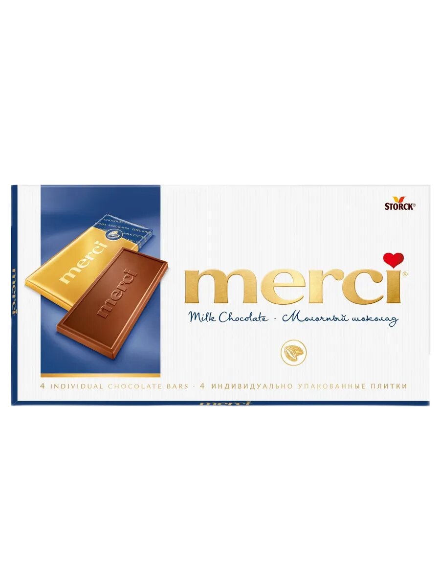 Merci Шоколад молочный, 100 г