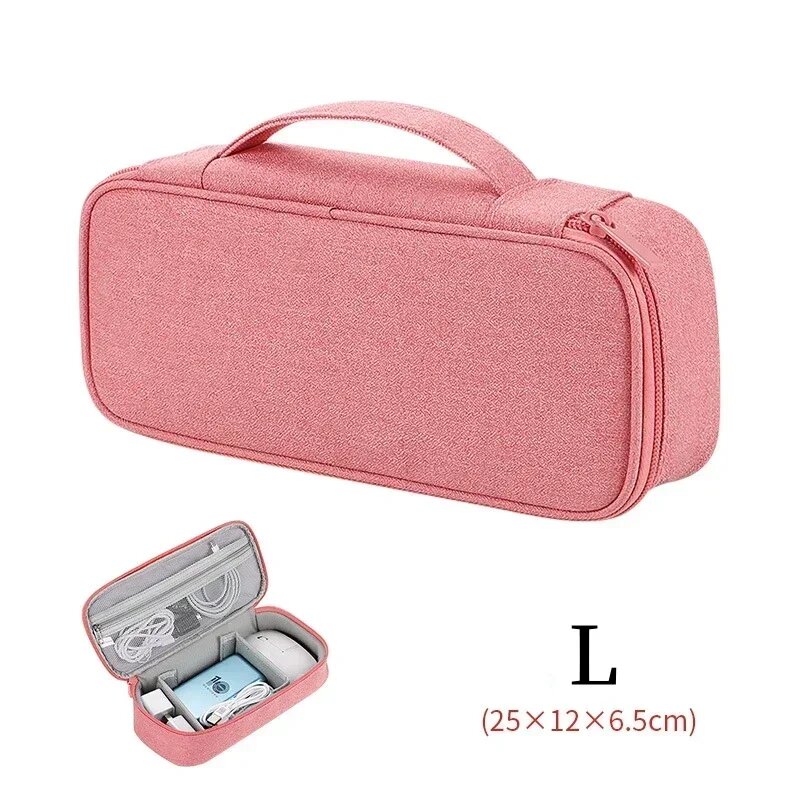 Сумка для хранения цифровых гаджетов Oxford Розовый, Pink L