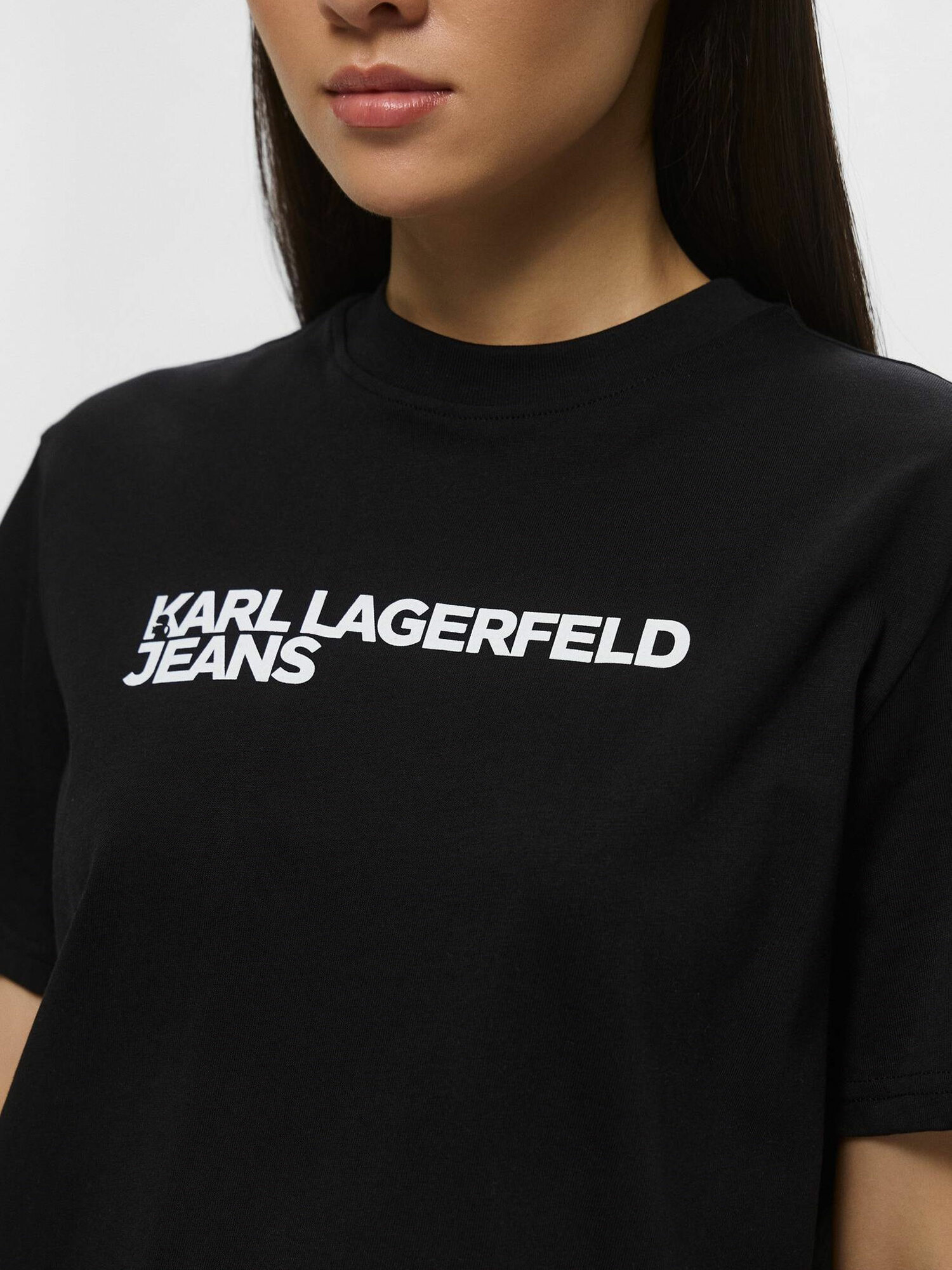 Футболка KARL LAGERFELD JEANS, 1 шт., размер M, черный — фото 1