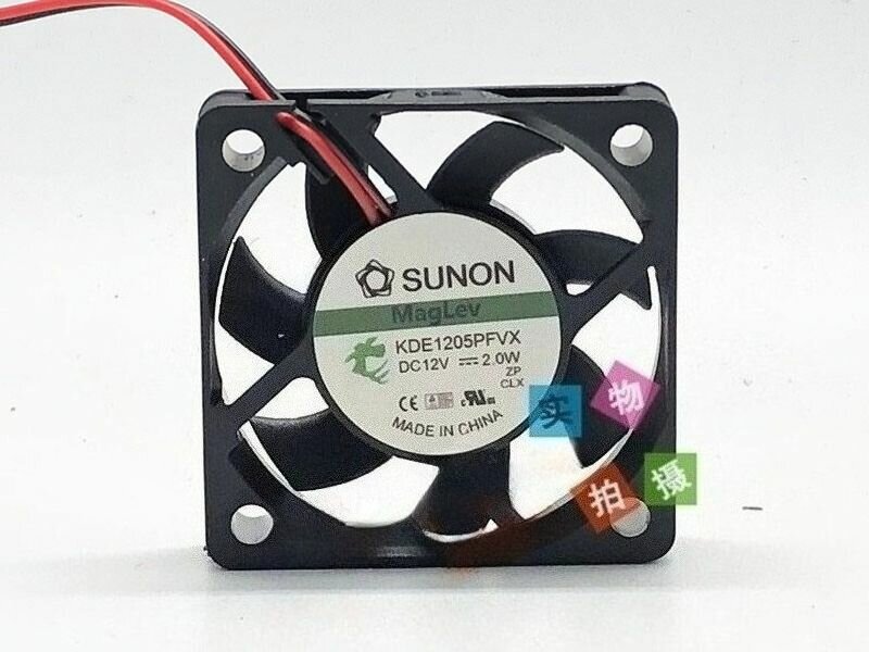 SUNON KDE1205PFVX 5010 5 см 12V 2.0W ультра-тонкий процессор бесшумный вентилятор охлаждения -