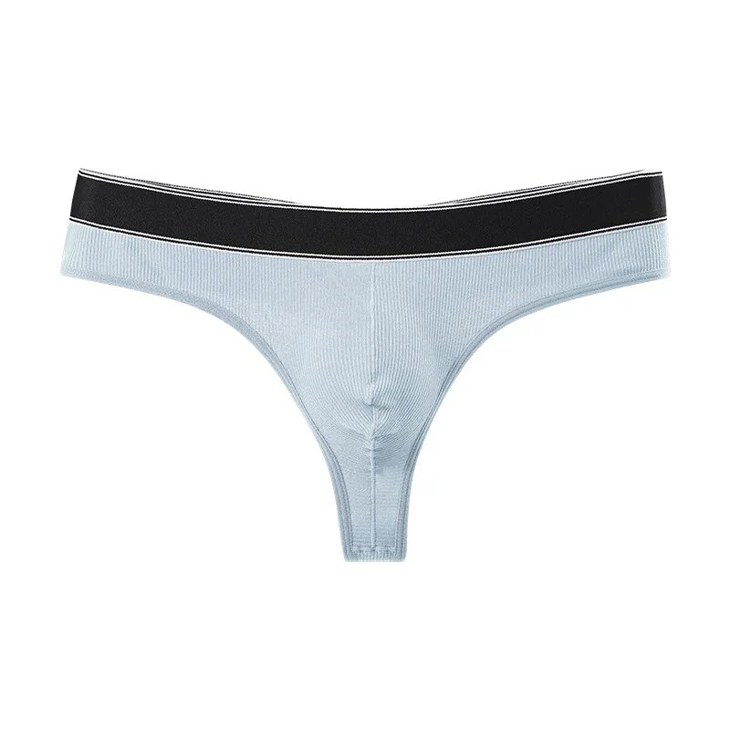 Мужские стринги из полиэстера и спандекса S, Light blue
