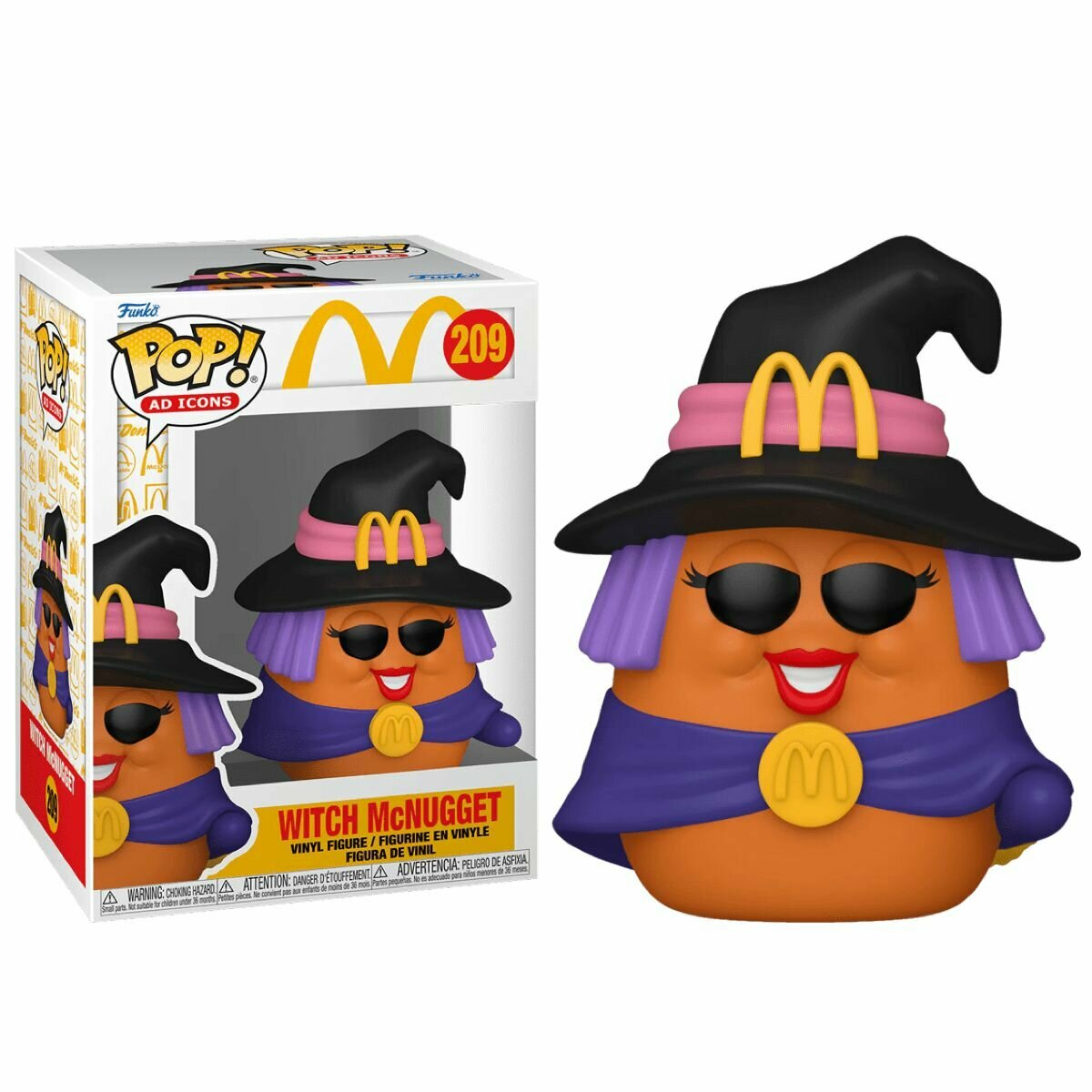 Фигурка Funko Pop Фанко поп Ведьма Макнаггет Witch McNugget McDonalds из серии Макдональдс Маскоты 209