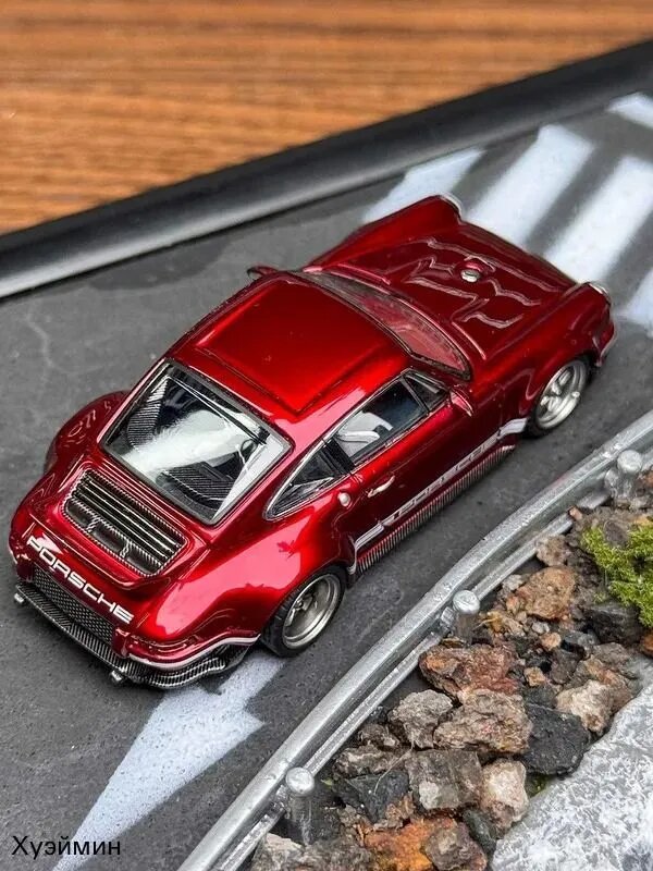 Машинка Zincit 1:64 Porsche 911 964 singer Coupe DLS