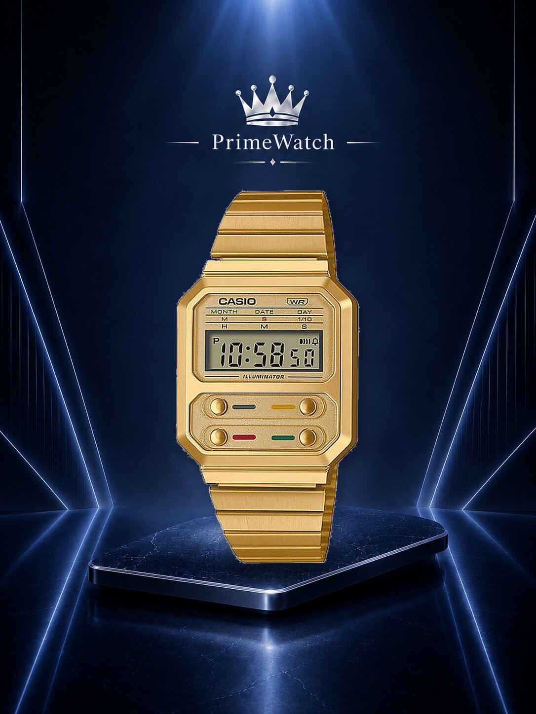 Наручные часы CASIO Vintage, золотой