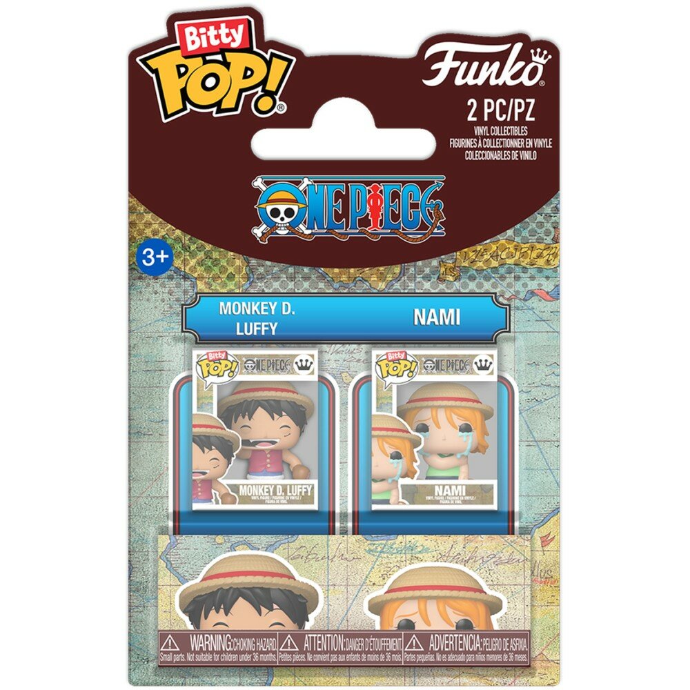 Набор фигурок Funko Bitty POP! One Piece Monkey D Luffy & Nami 94220