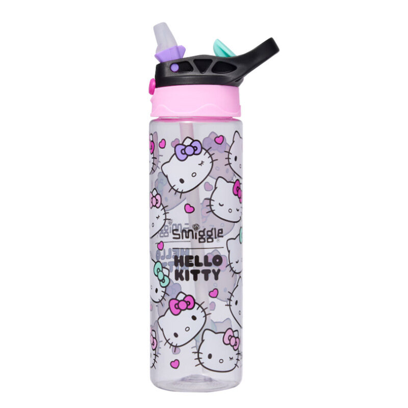 Бутылка для воды Smiggle автоматическая, лунно-белая