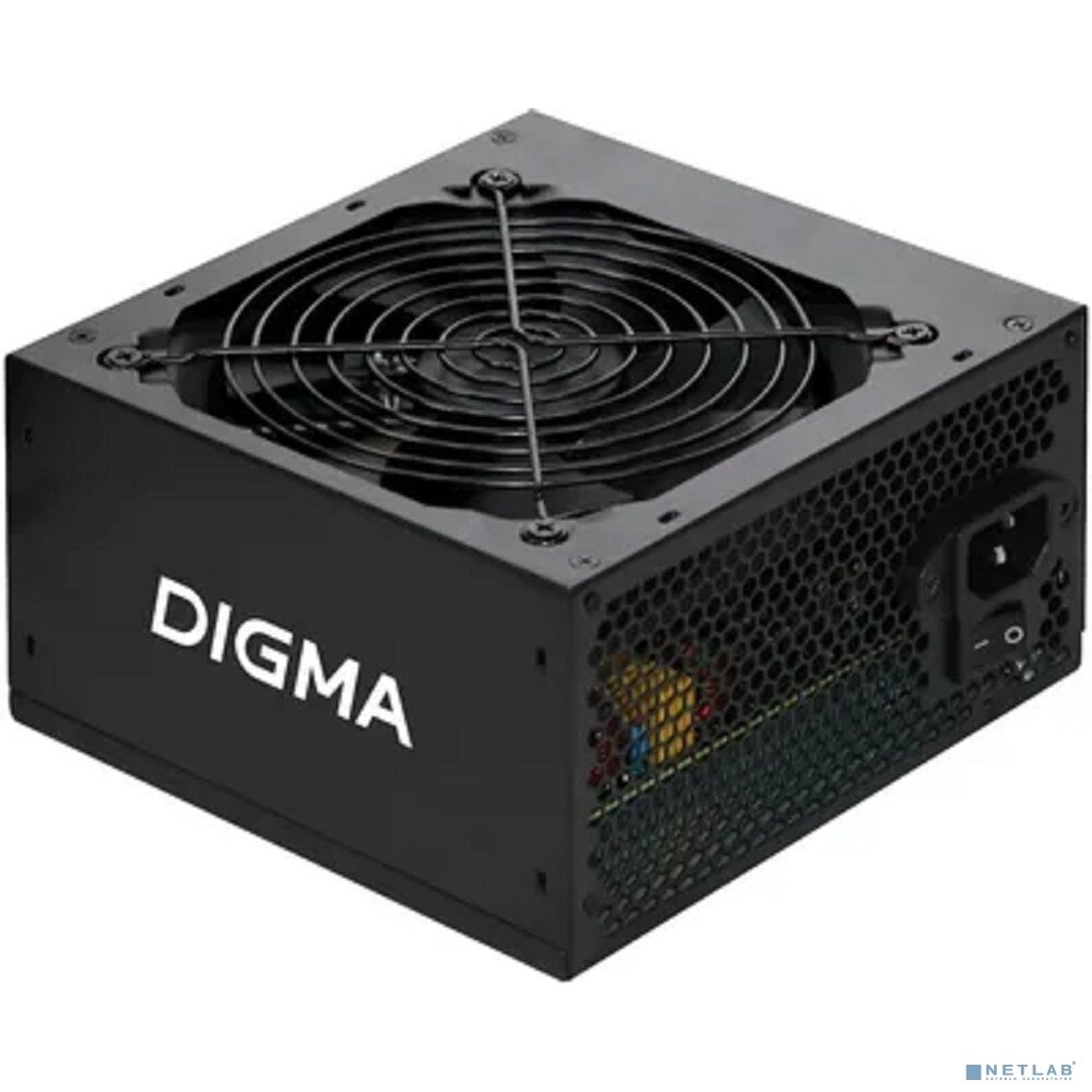 Digma ATX 550W DPSU-550W-WH 80+ white (20+4pin) APFC 120mm fan 6xSATA RTL