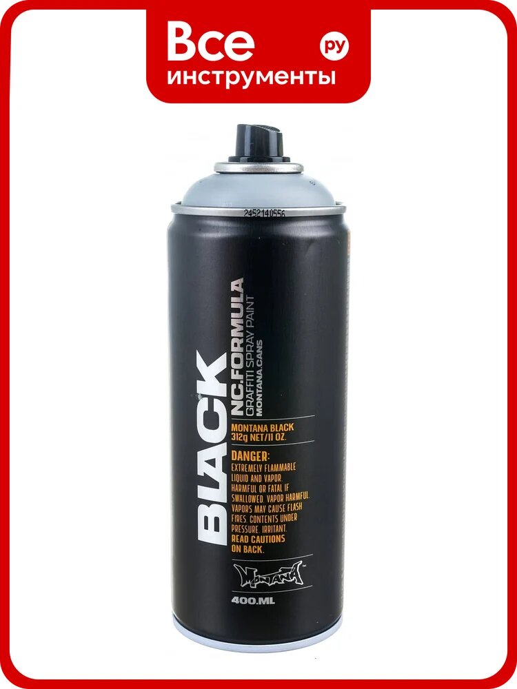 Краска MONTANA BLACK мышиная, 0.4 л 7030 BLK