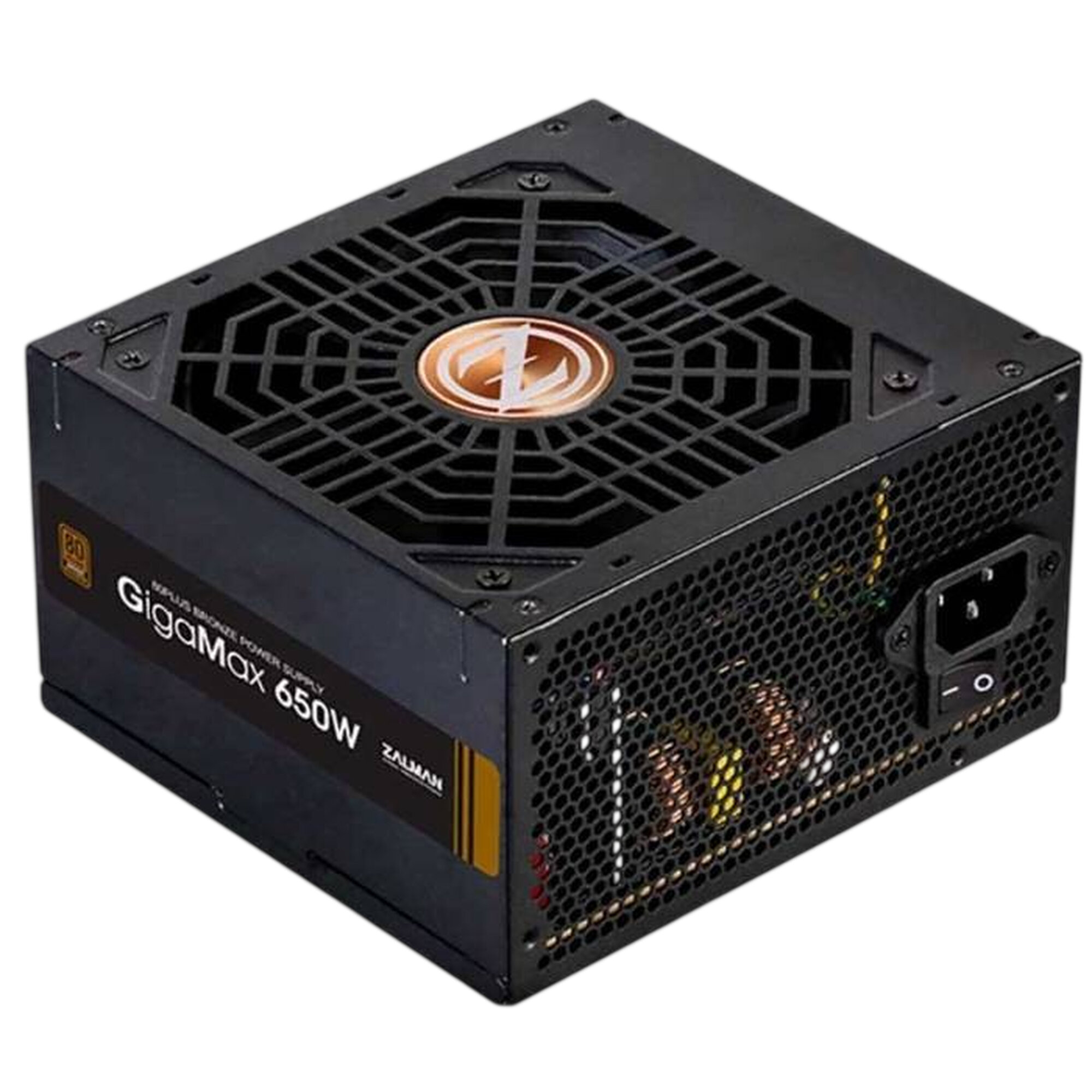 Блок питания Zalman 650W GigaMax, 120 мм, 80 PLUS Bronze (ZM650-GVII)