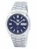 Наручные часы SEIKO SEIKO 5, серебристый/синий
