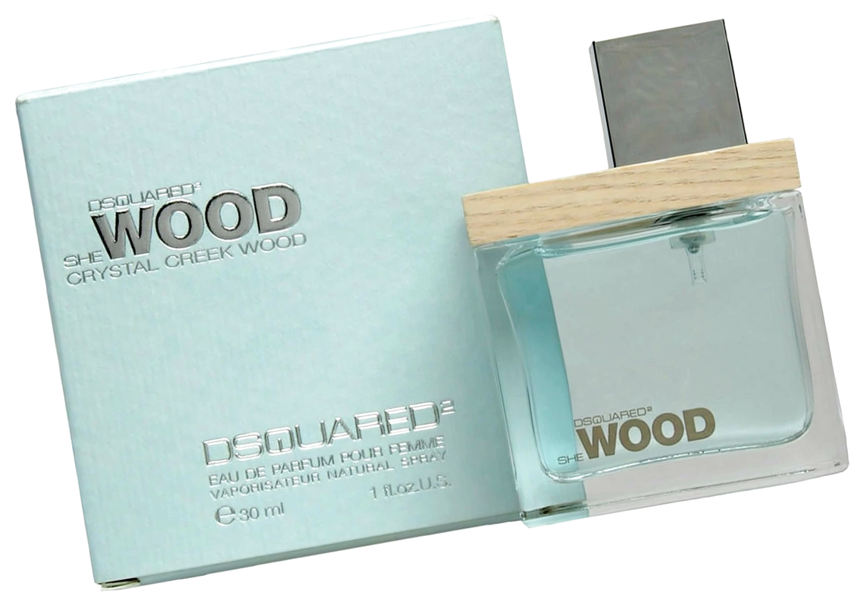 Парфюмерная вода для женщин 30 мл / Dsquared 2 She Wood Crystal Creek Wood - Кристал Крик