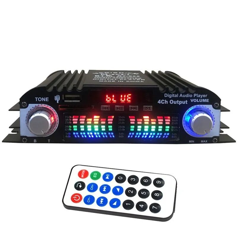 Know Easyx4 канальный цифровой аудиоусилитель Hi Fi с Bluetooth 5.0 базовая модель