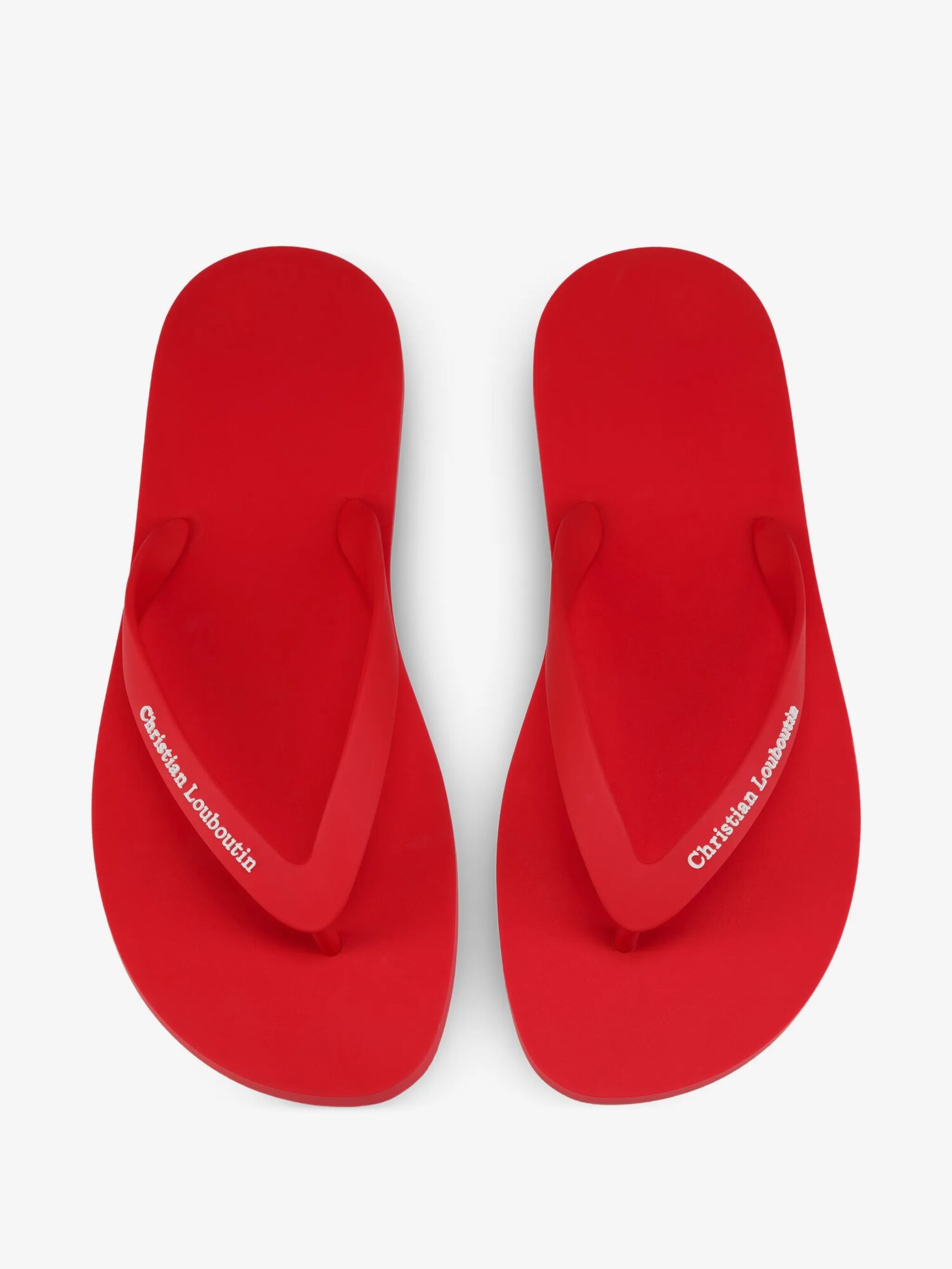 Шлёпанцы Christian Louboutin Logo-print flip-flops, размер 43 — фото 1