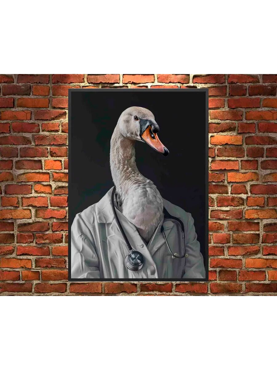 Лебединый Птичий доктор 3, Плакат 30x42см