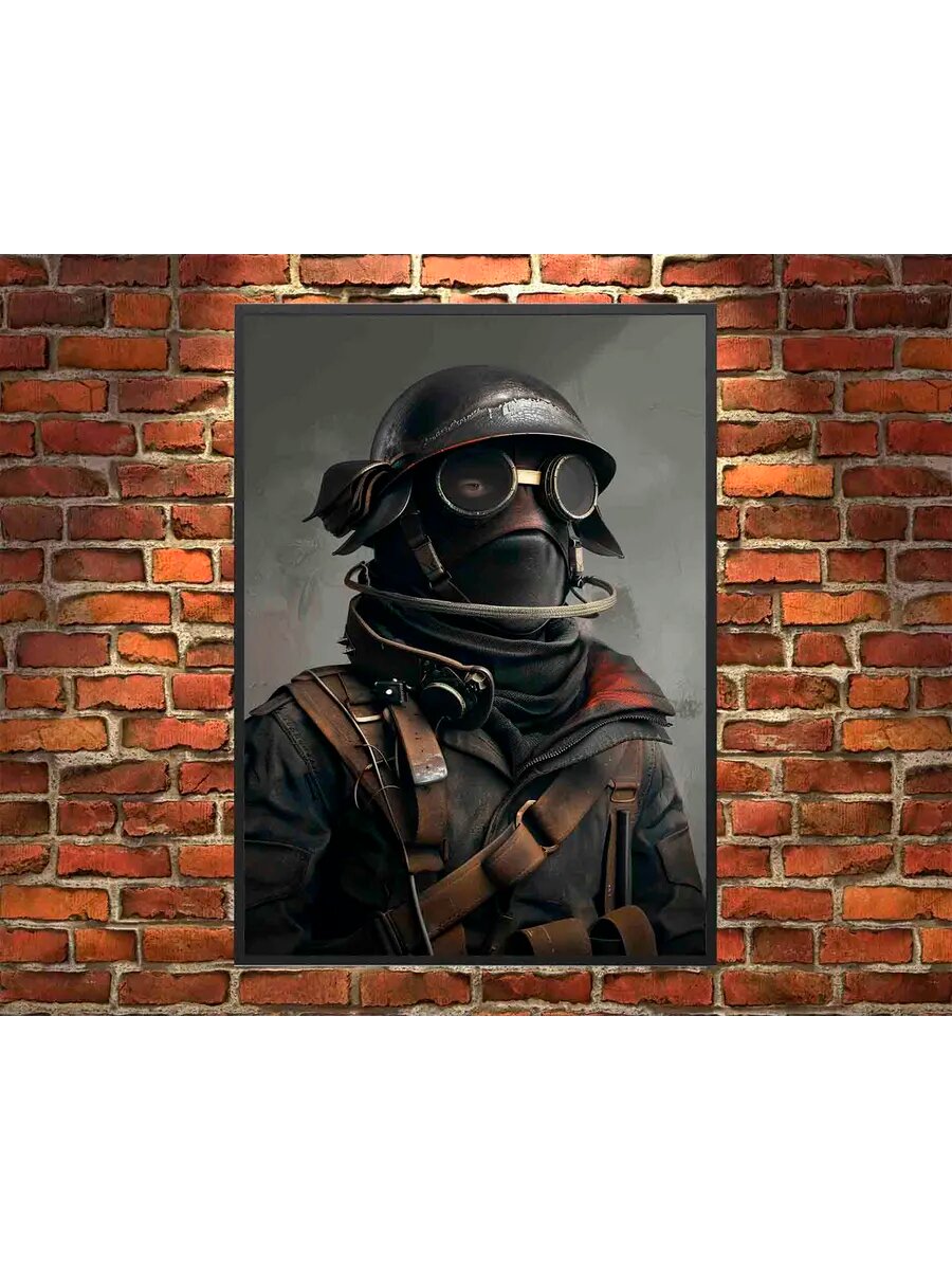 Ласточка-птица-солдат 4, Плакат 30x42см