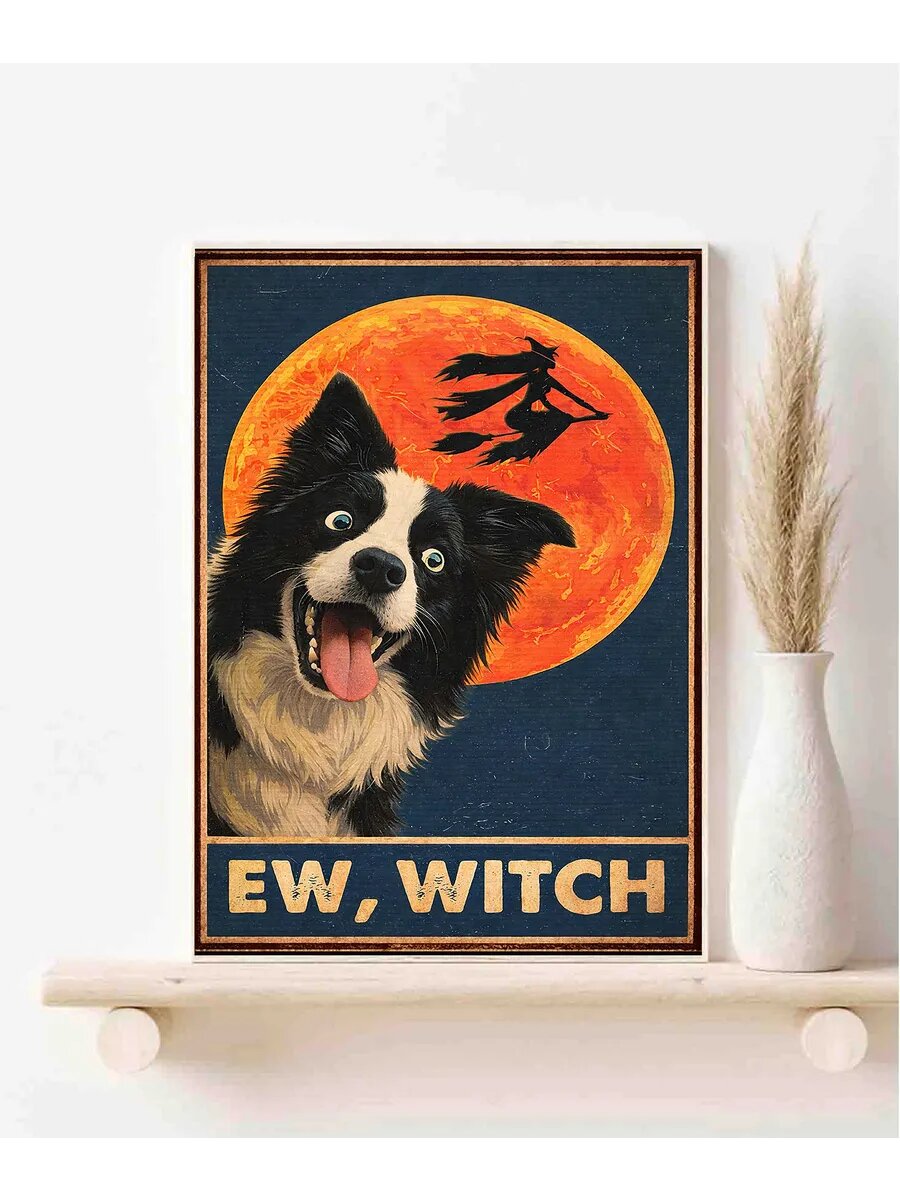 Бордер-колли, EW Witch, Плакат 30x42см