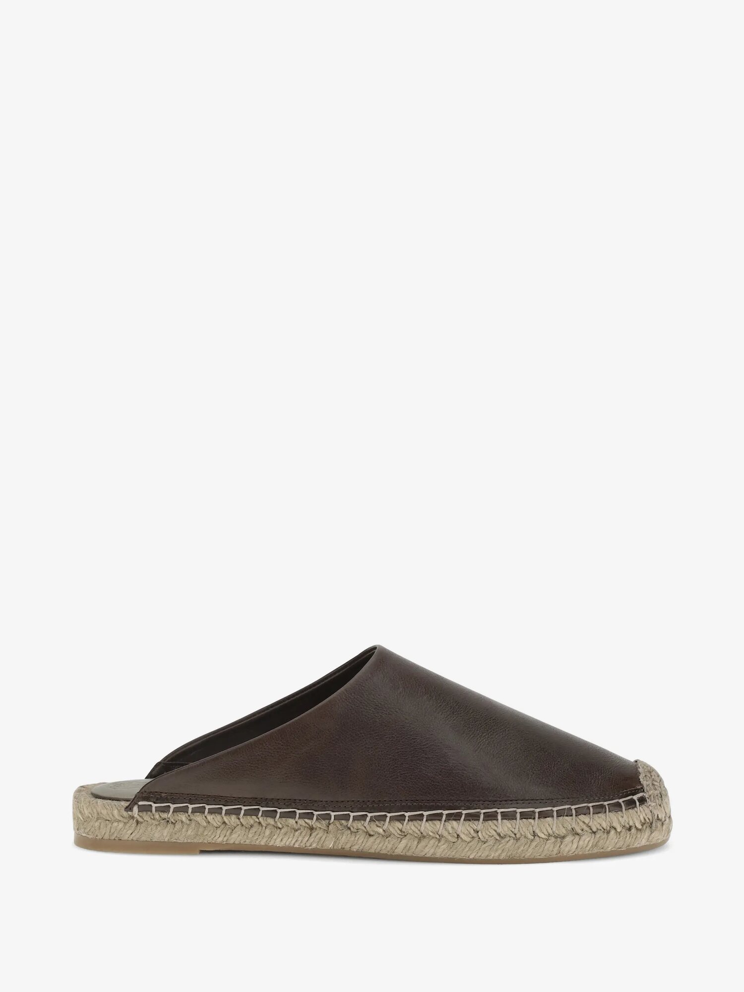 Эспадрильи Leather jute espadrilles