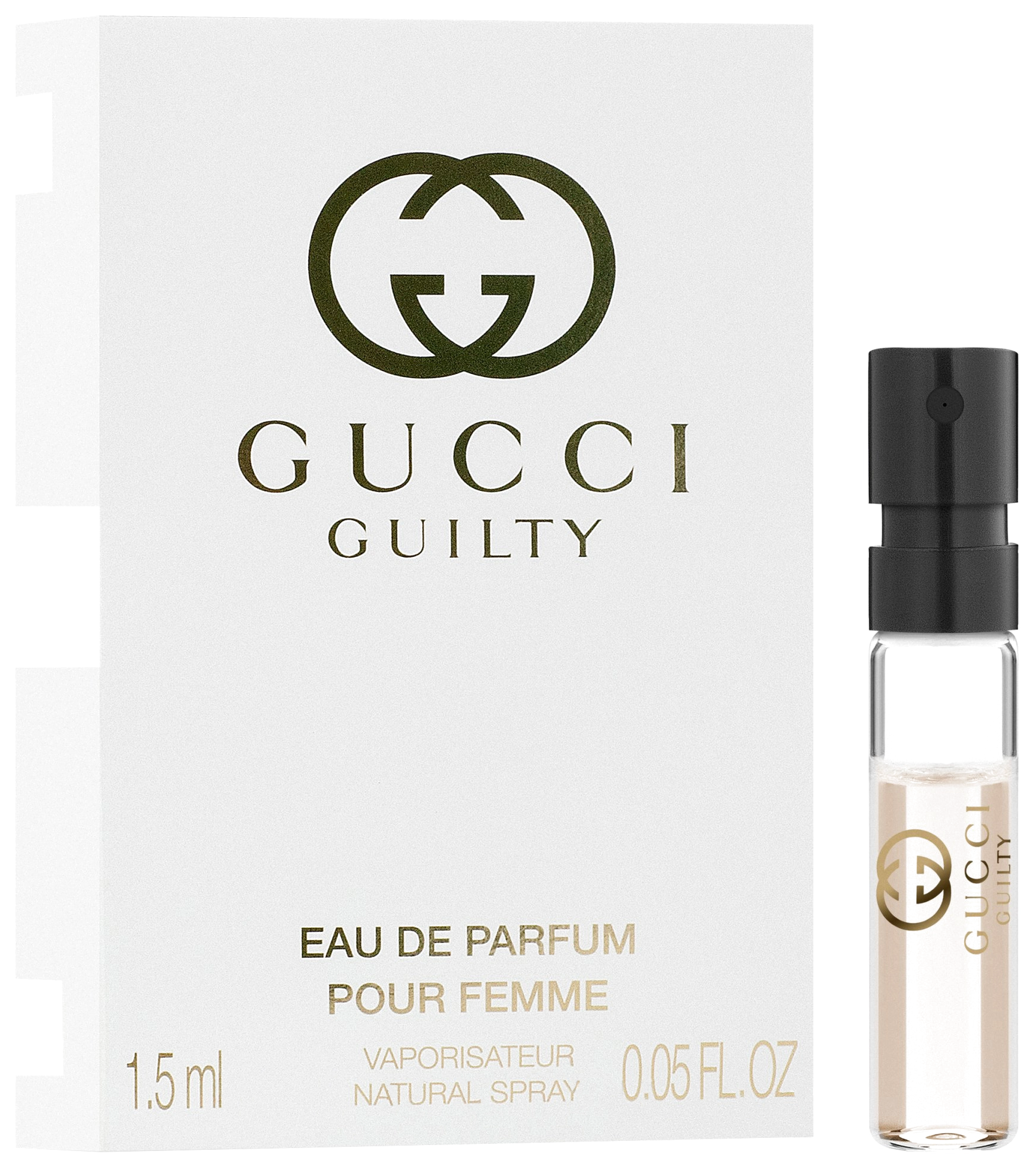Гуччи Гилти Интенс 1.5 мл - миниатюра женской парфюмерной воды / Gucci Guilty